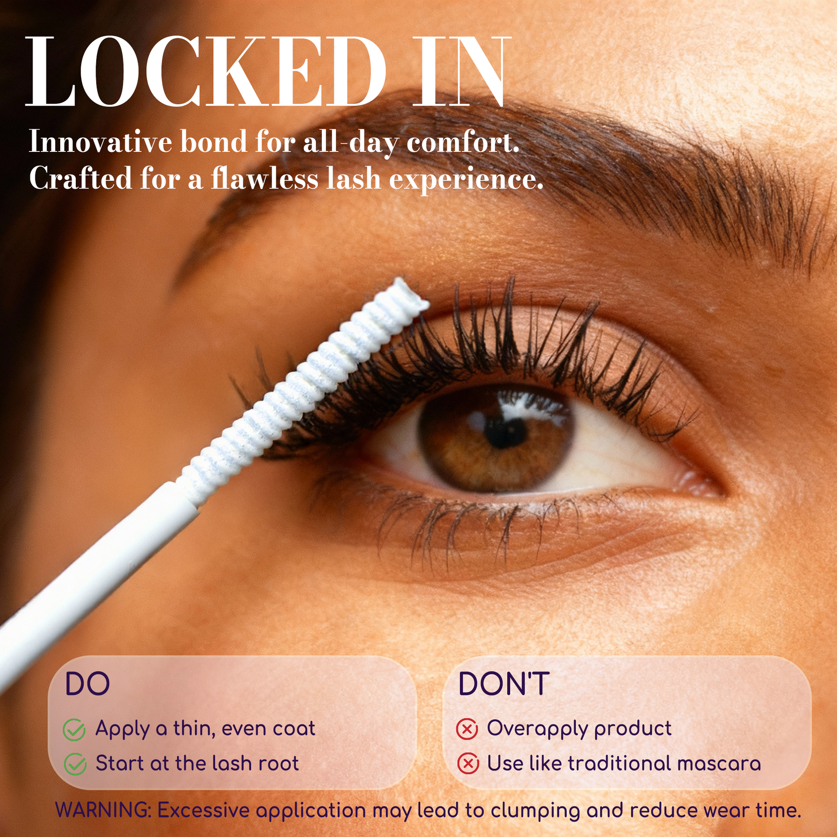 'LOCKED IN' Waterproof Lash Cluster Glue – Cluster Lash Club